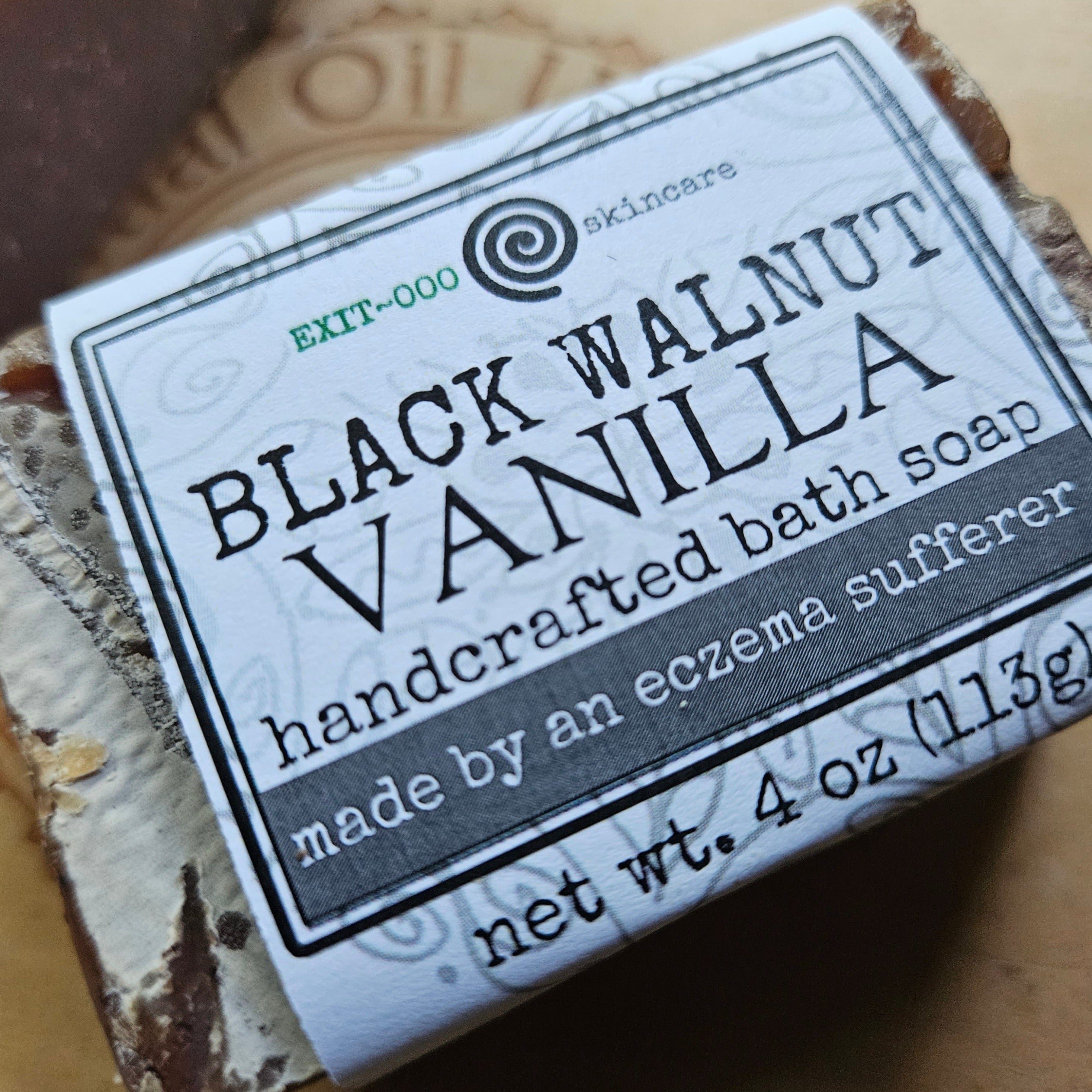 SBar: Black Walnut Vanilla – EXIT 0 SKIN CARE