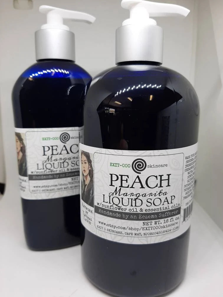 Peach Margarita Liquid Soap – EXIT 0 SKIN CARE
