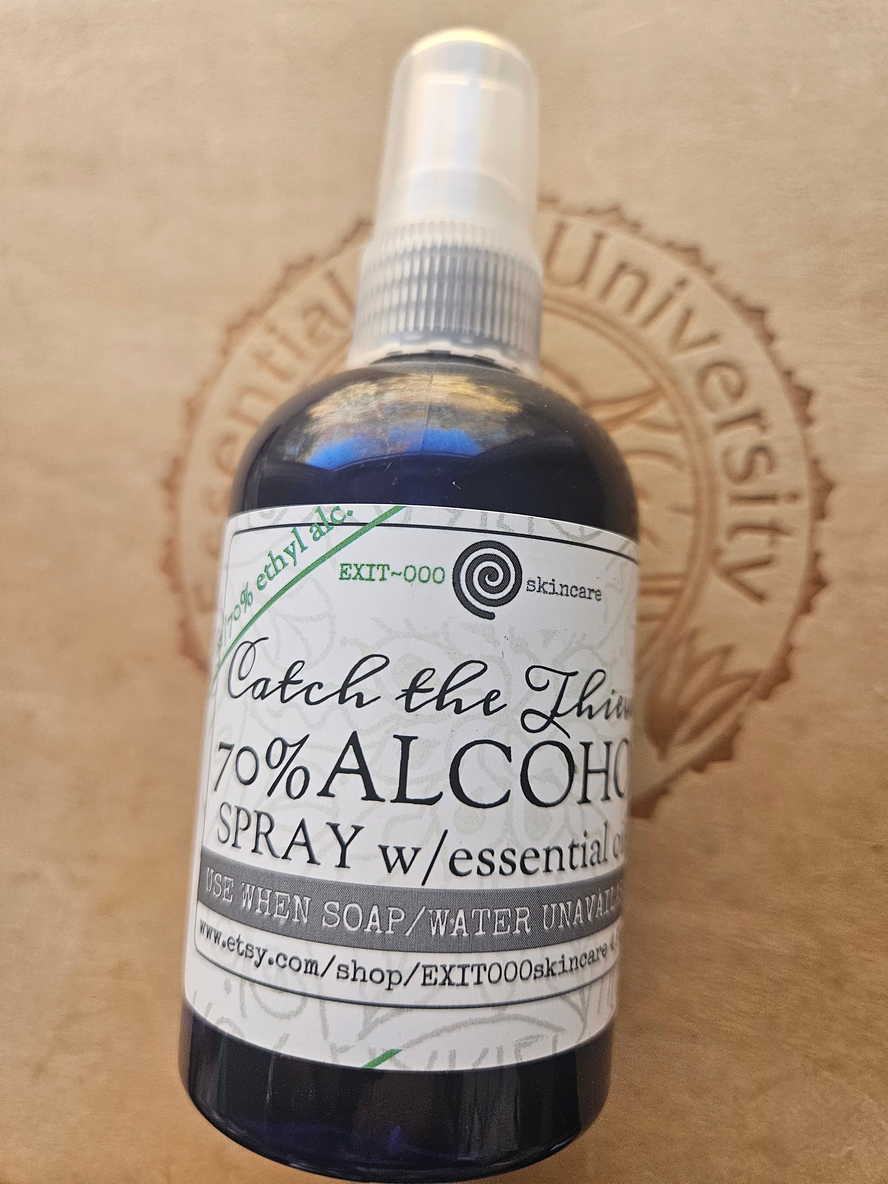 Catch The Thieves Sanitizer Spray – EXIT 0 SKIN CARE