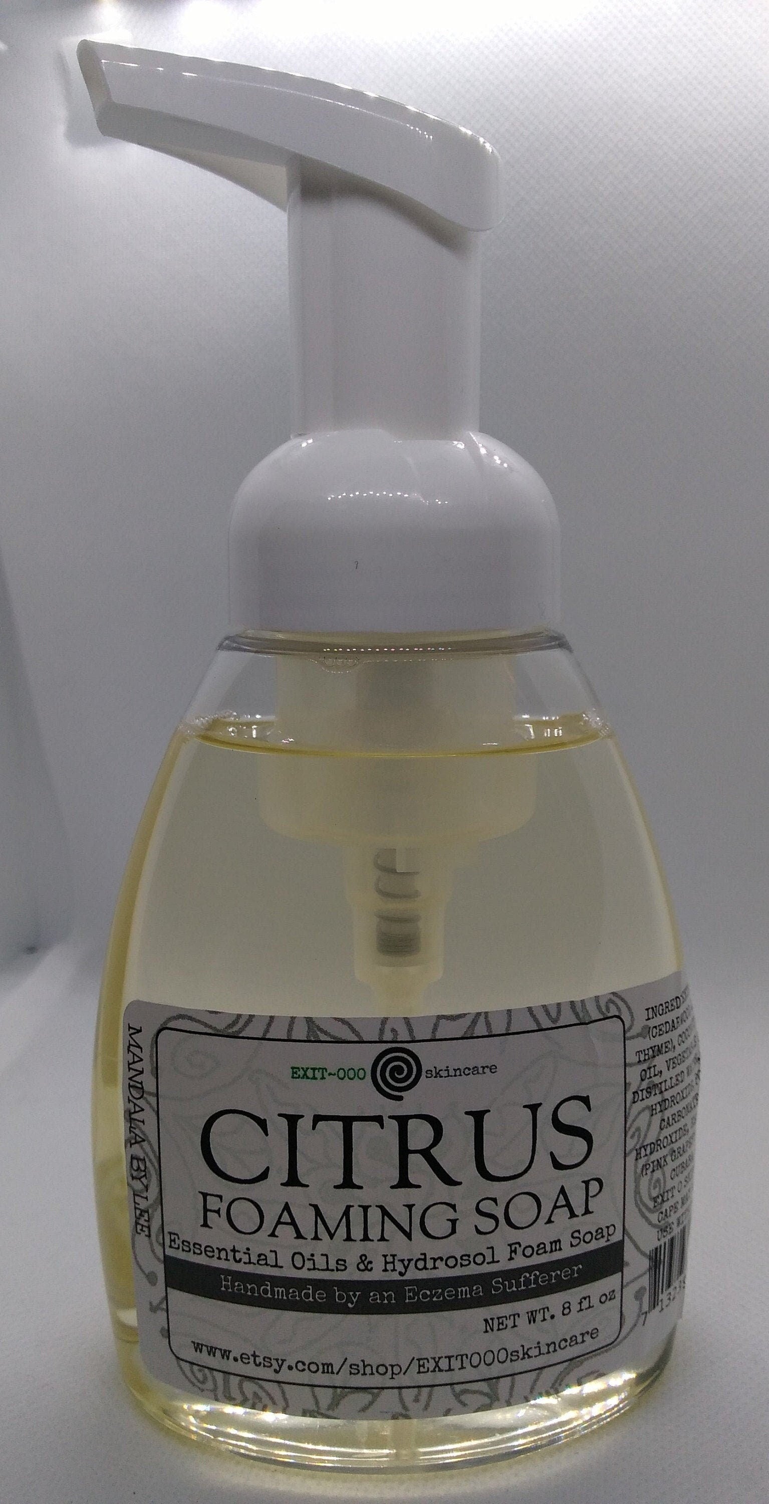 LiqSp: Citrus Foaming Soap – EXIT 0 SKIN CARE